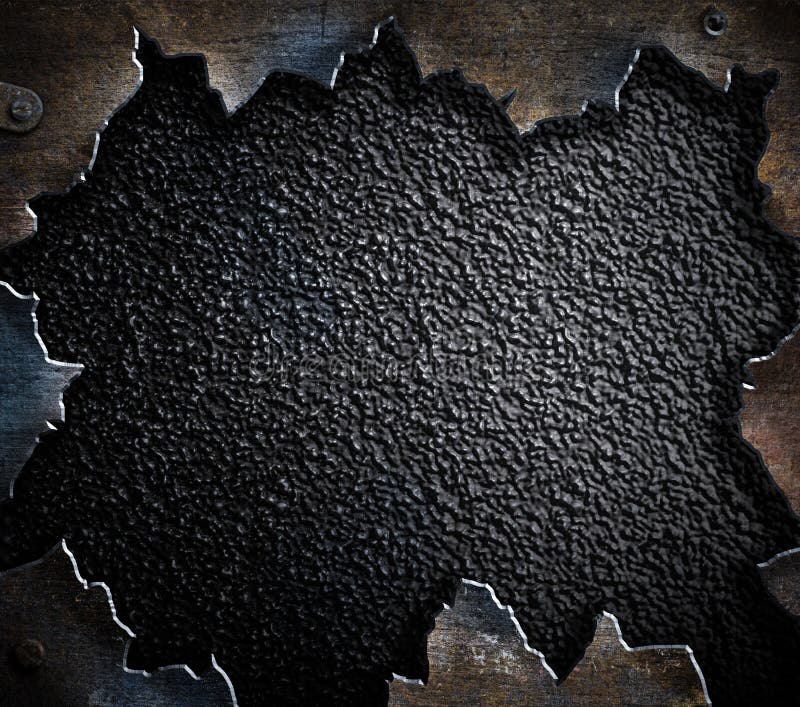 Damaged Metal Industrial Background Stock Image - Image of rupture ...