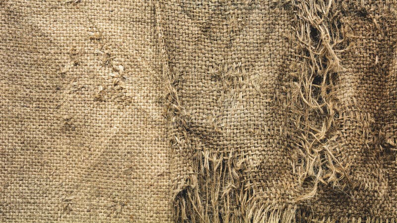 Damaged sack texture. stock photo. Image of gunny, fabric - 168444272