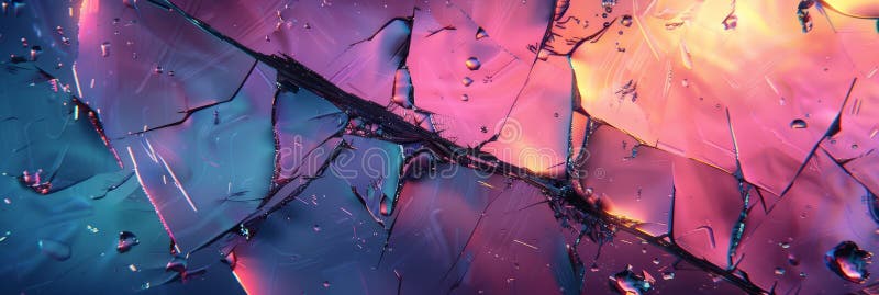 Damaged Screen Texture, Cracked Glitch Effect, Abstract Noise Pattern ...