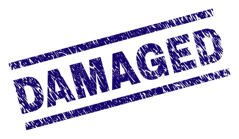 Grunge DAMAGED Rectangle Stamp Stock Vector - Illustration of frame ...