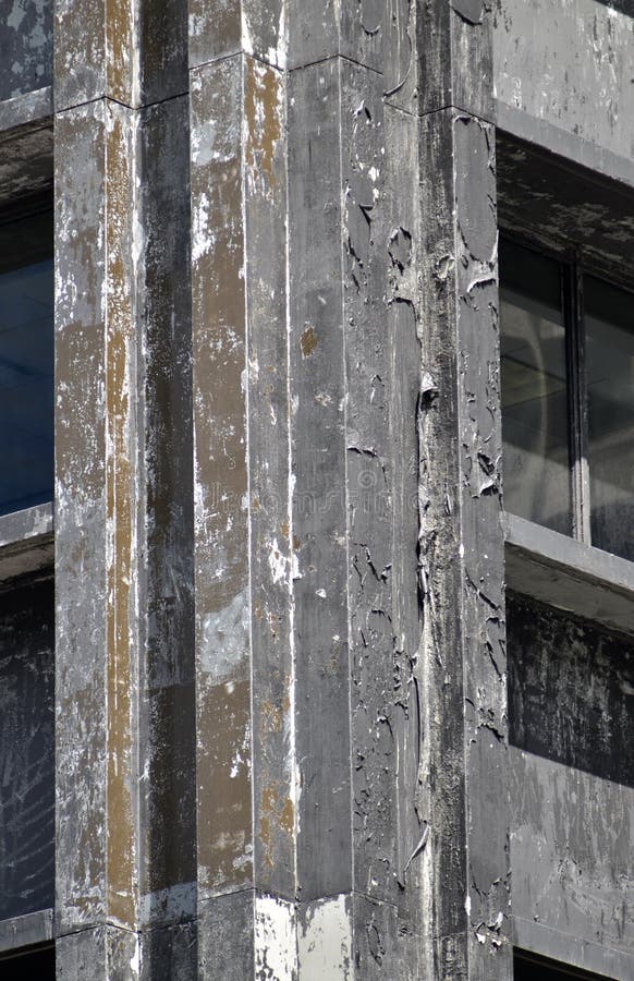 Damaged Skyscraper after 2001.9.11. Stock Photo - Image of damage ...