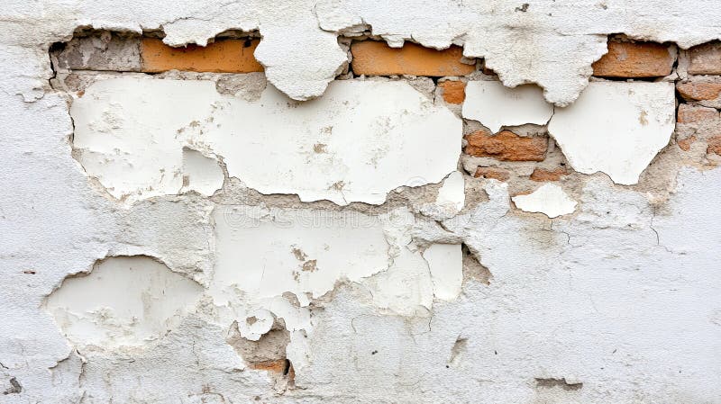 Damaged Wall Texture. Concept of Ruin, Decay, and Destruction Stock ...