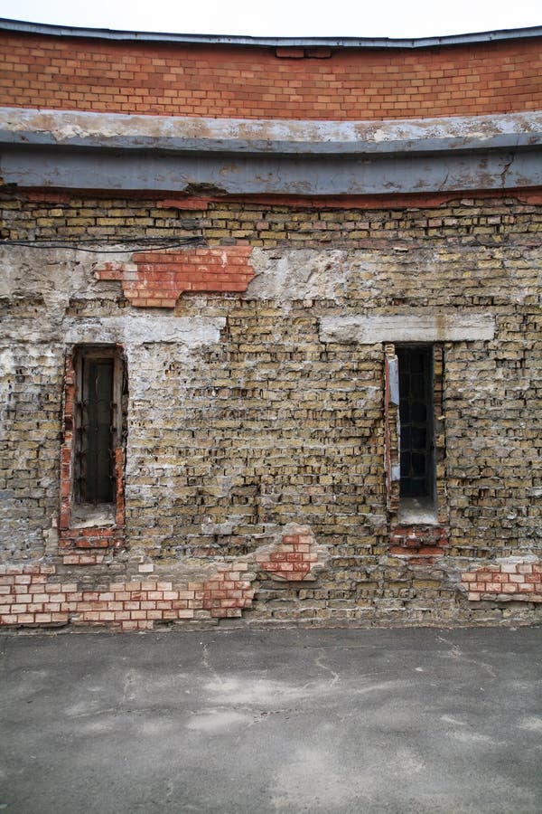 Damaged wall stock image. Image of architectural, demolishing - 56825493