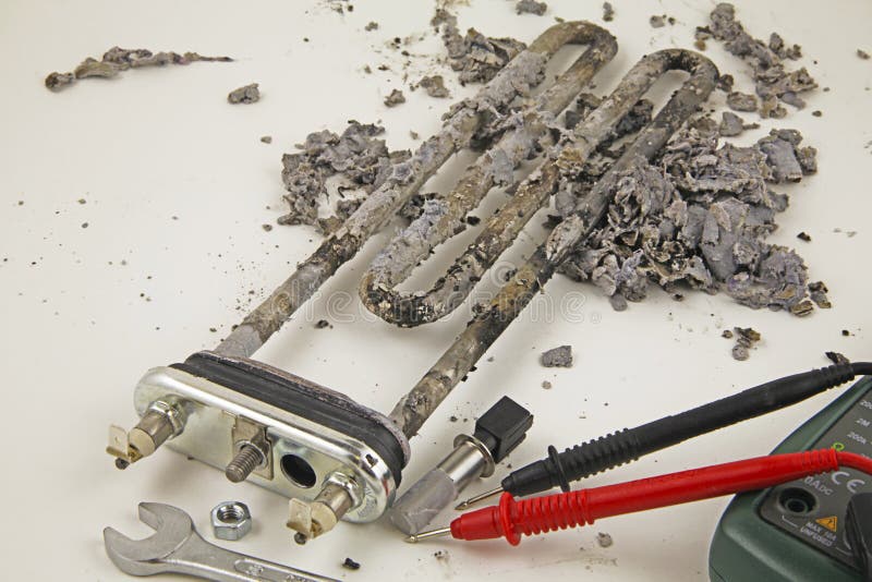 Domestic appliance repair stock image. Image of ohms - 120344487