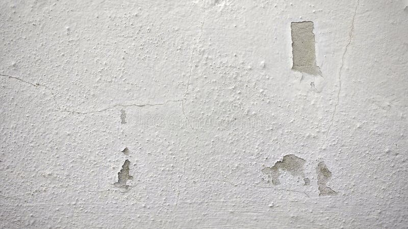 Damaged White Wall Texture with Peeling Paint and Cracks Stock Photo ...