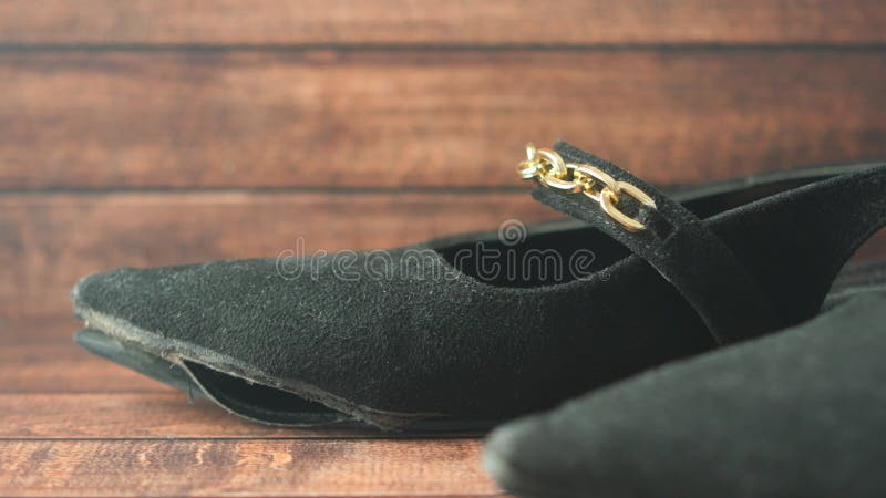 Damaged Women Old Worn Torn Shoes, Stock Video - Video of shoe, worn ...