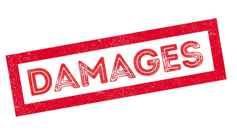 Damages rubber stamp stock illustration. Illustration of violation ...