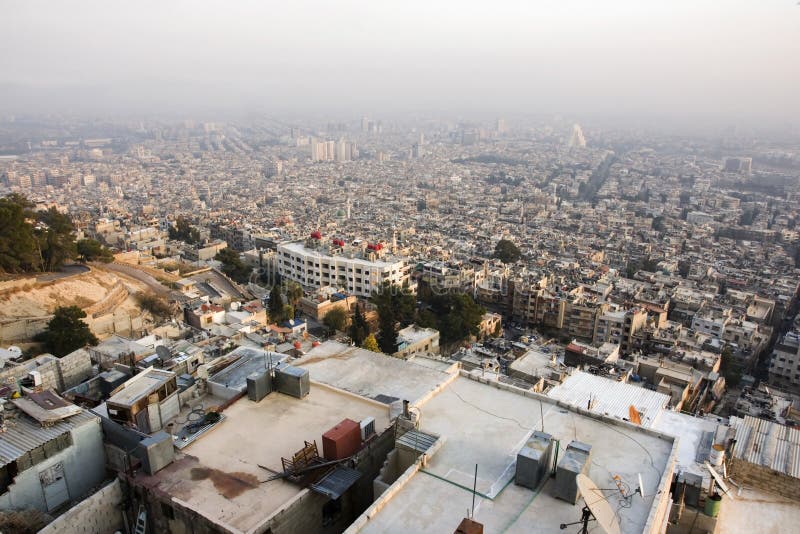 Damascus, capital of Syria stock image. Image of damascus - 22118471