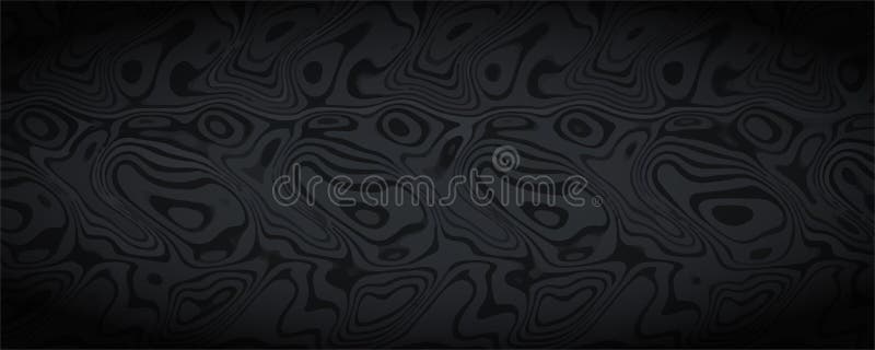 Damascus Metal Steel Texture, Dark Color Vector Stock Vector ...
