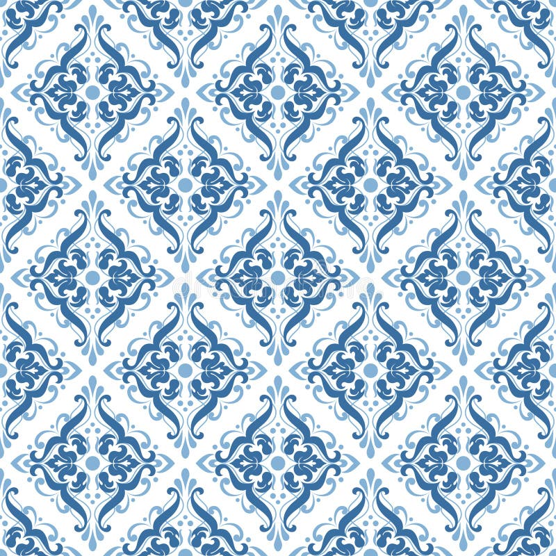 Damascus Pattern. Seamless Vintage Background Stock Vector ...