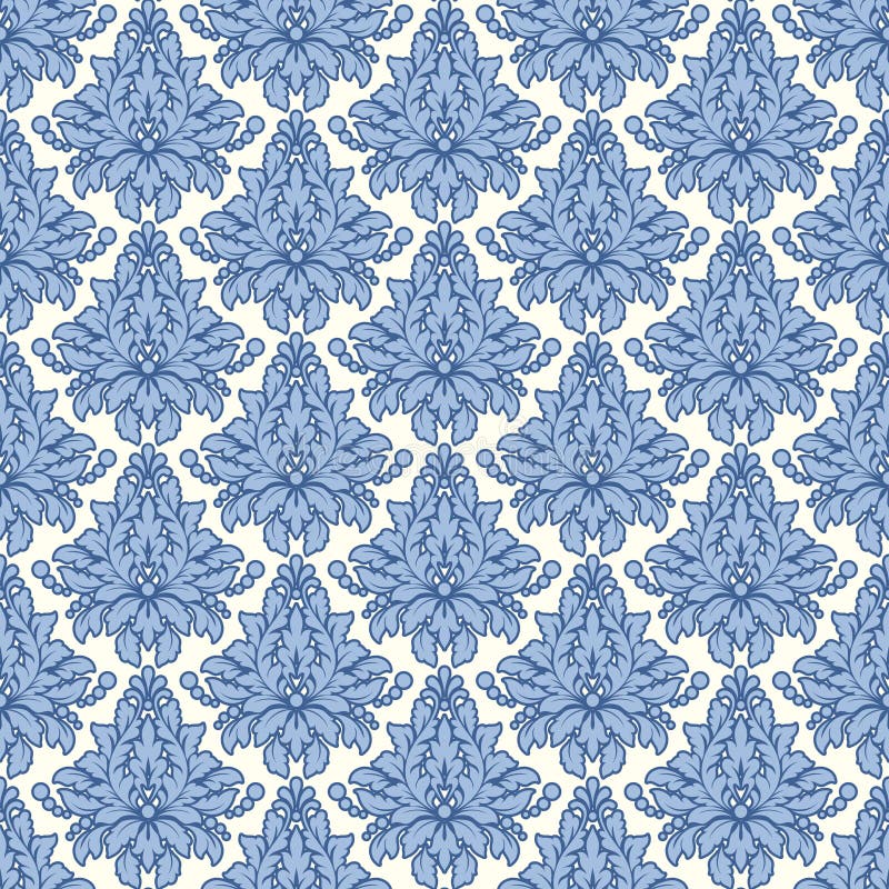 Damascus Pattern. Seamless Vintage Background Stock Vector ...