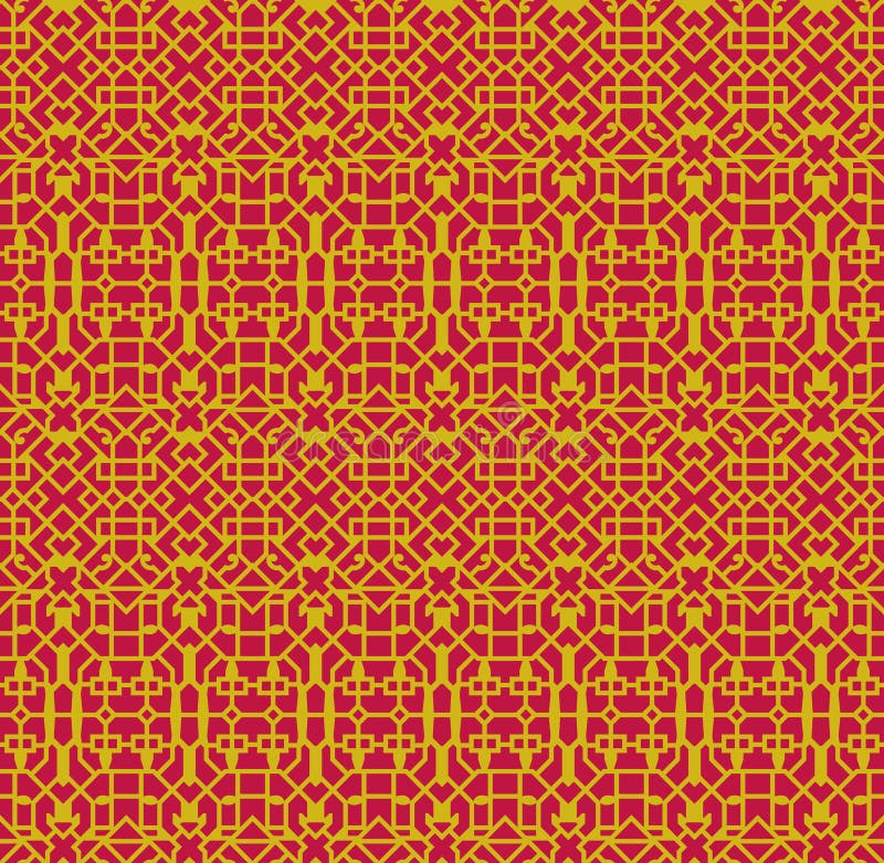 Damask Arabesque Abstract Fabric Patchwork Wallpaper Vector Seamless ...