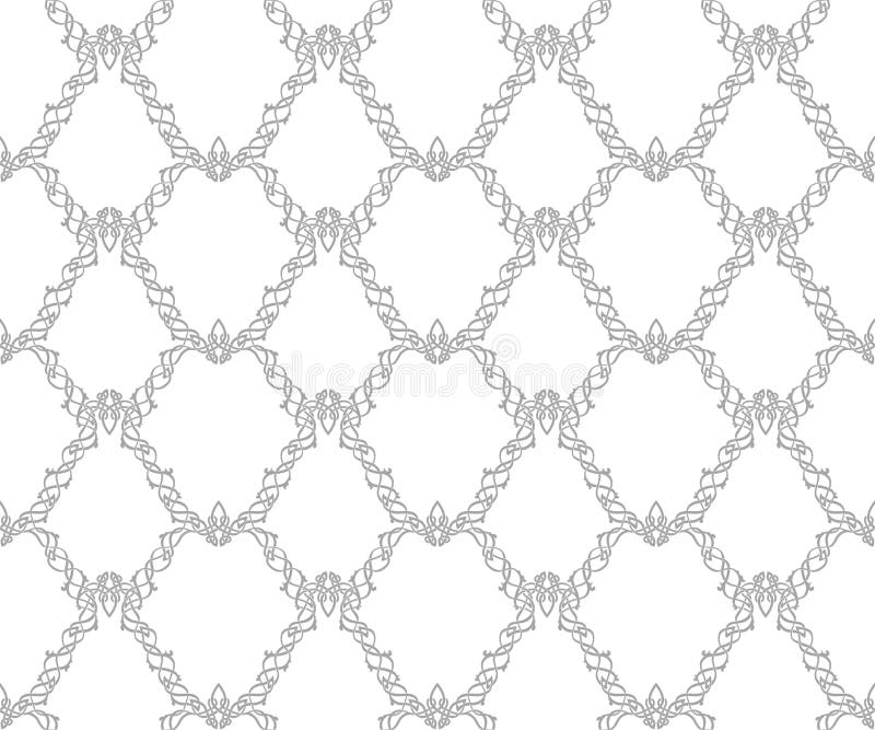 Damask and Celtic Style. a Repeating Pattern Stock Vector ...