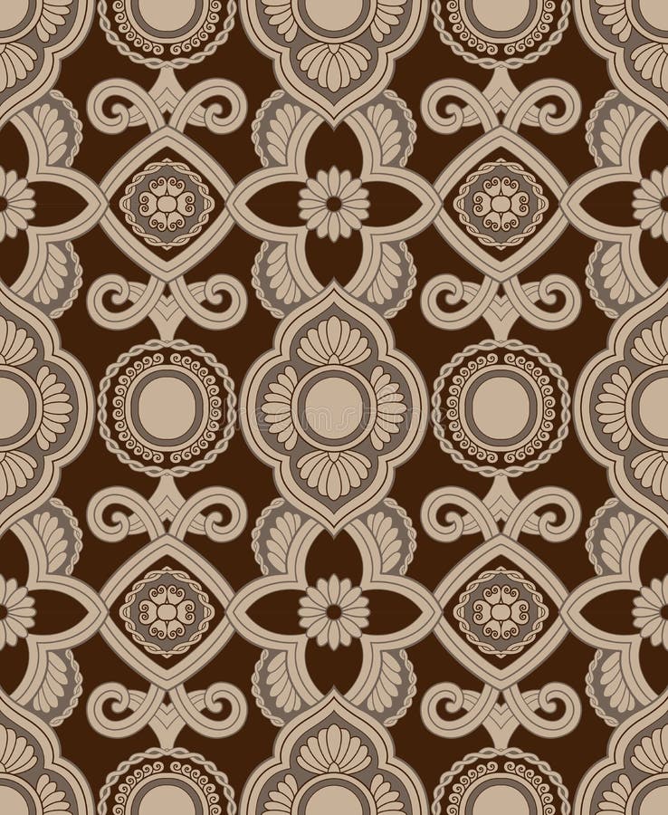 Damask design stock vector. Illustration of vector, pattern - 53604125