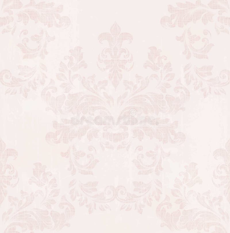 Damask Pattern Texture Vector. Royal Fabric Background. Luxury ...