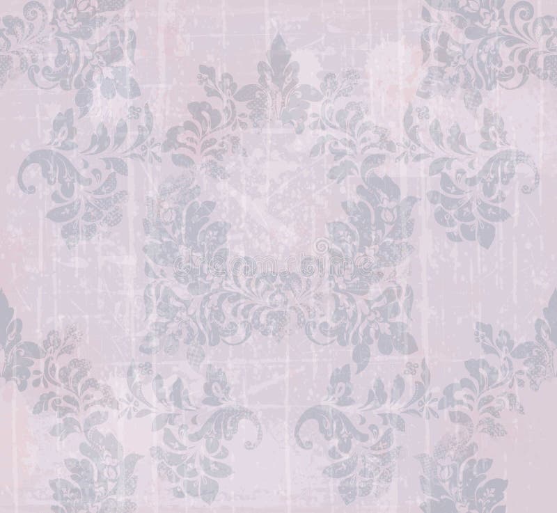 Damask Pattern Texture Vector. Royal Fabric Background. Luxury ...