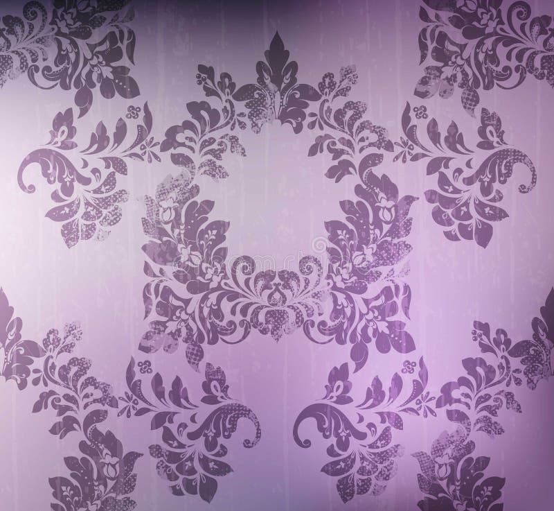 Damask Pattern Texture Vector. Royal Fabric Background. Luxury ...