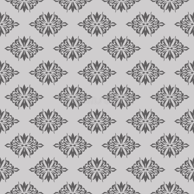Damask Pattern Vector Ornate, Floral Designs Blend with for Creating ...