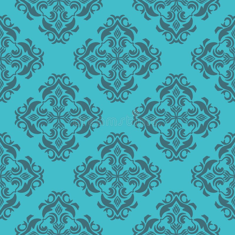 Damask Pattern Vector Ornate, Floral Designs Blend with for Creating ...