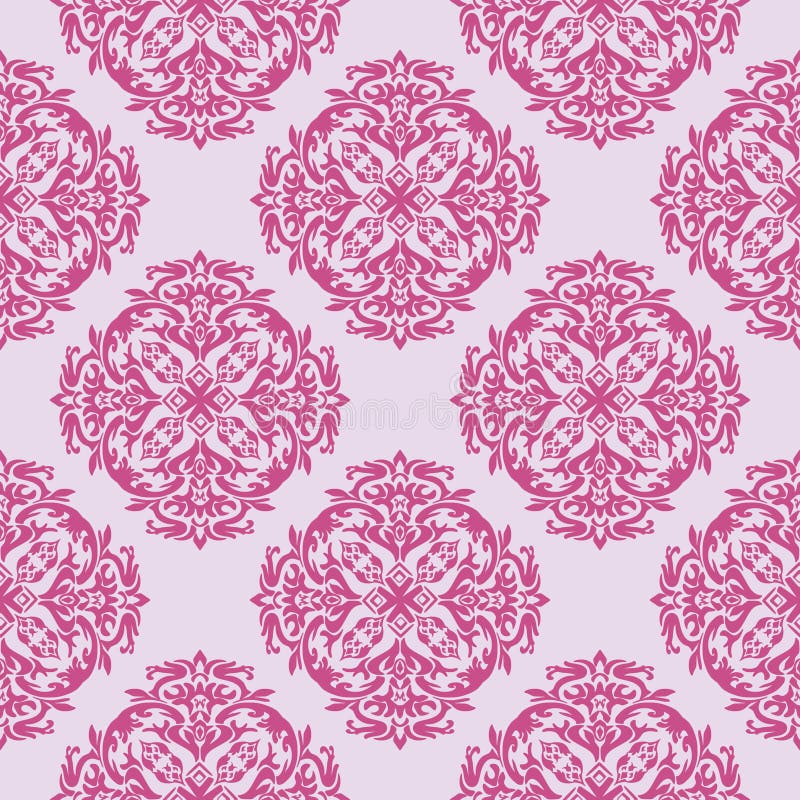 Damask Pattern Vector Ornate, Floral Designs Blend with for Creating ...