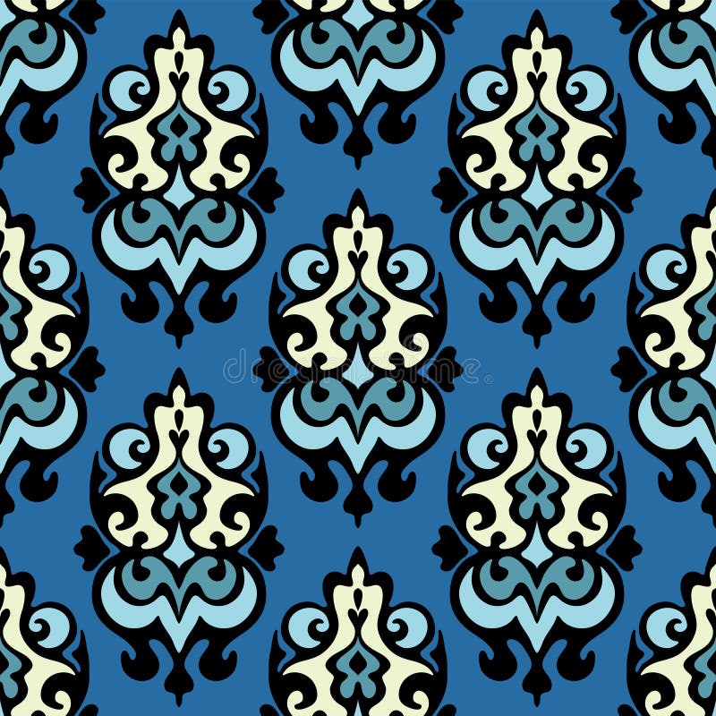 Sindhi Tiling Pattern Vector Stock Vector - Illustration of ceramic ...