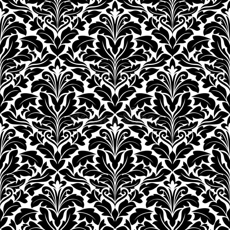 Seamless Fancy Floral Background-pattern Stock Vector - Illustration of ...