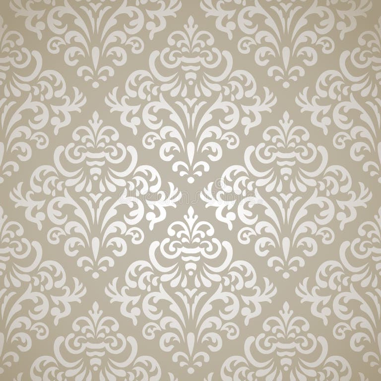 Gray Seamless Damask Pattern Stock Illustrations – 7,899 Gray Seamless ...