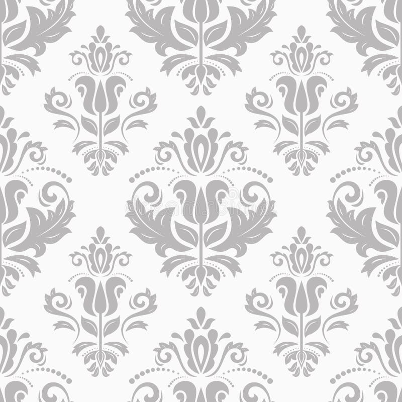 Damask Seamless Pattern. Abstract Background Stock Vector - Illustration of pattern, arabic ...