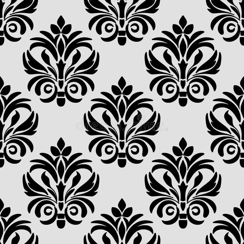 Damask Seamless Pattern Element. Vector Classical Luxury Old Fashioned ...