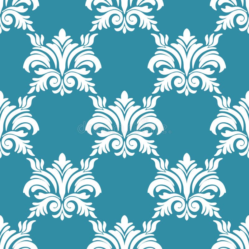 Damask Seamless Pattern Element. Vector Classical Luxury Old Fashioned ...