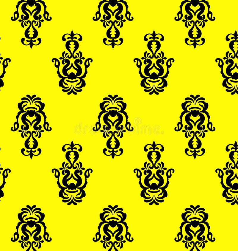 Damask seamless pattern stock vector. Illustration of ornate - 50778877