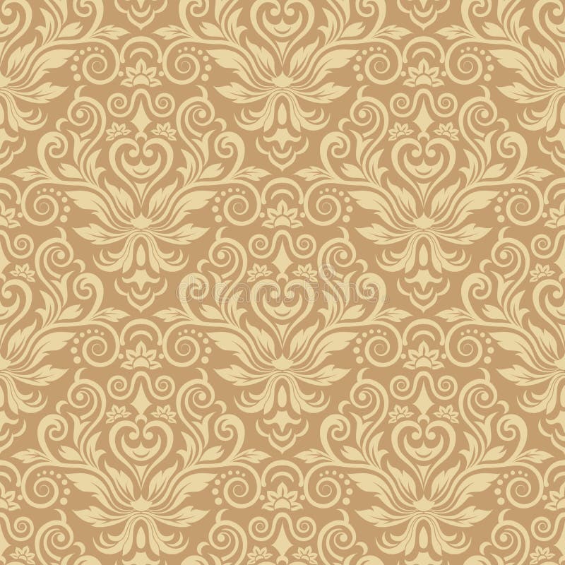 Damask seamless silk stock vector. Illustration of baroque - 89026117