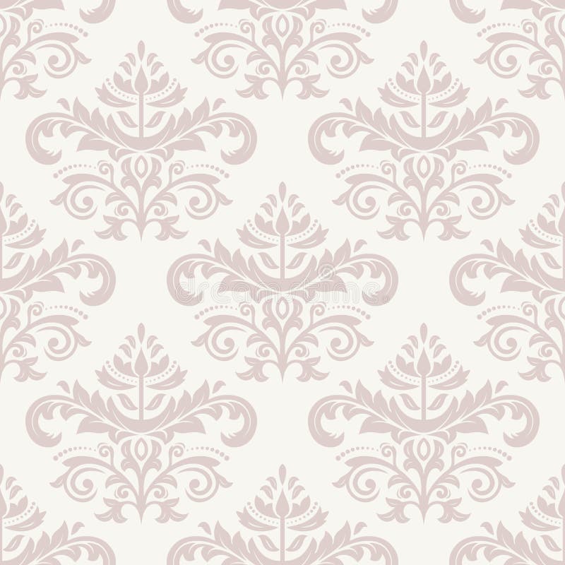Damask seamless pattern stock vector. Illustration of element - 33625381