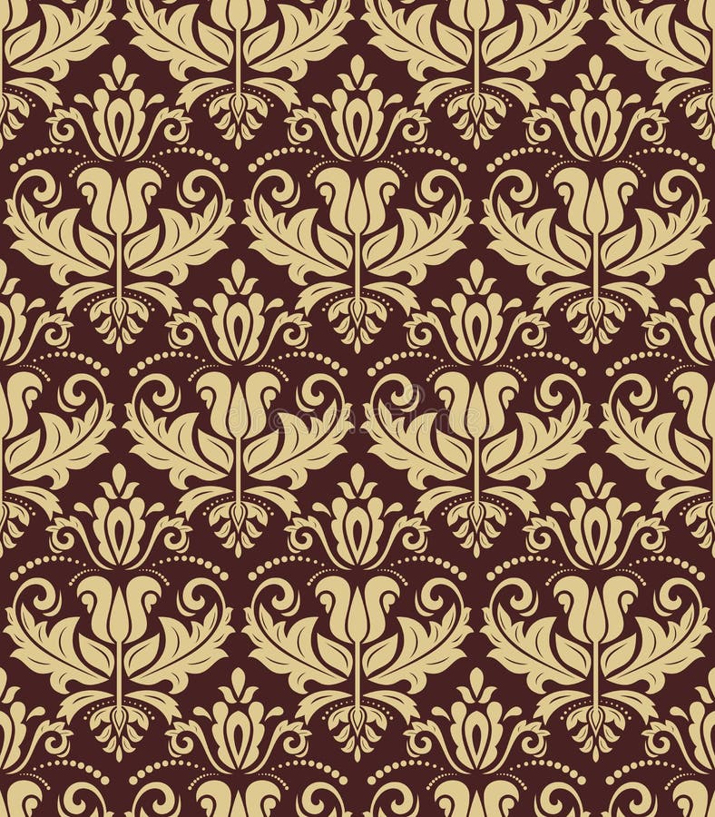 Damask Seamless Pattern. Abstract Background Stock Vector ...