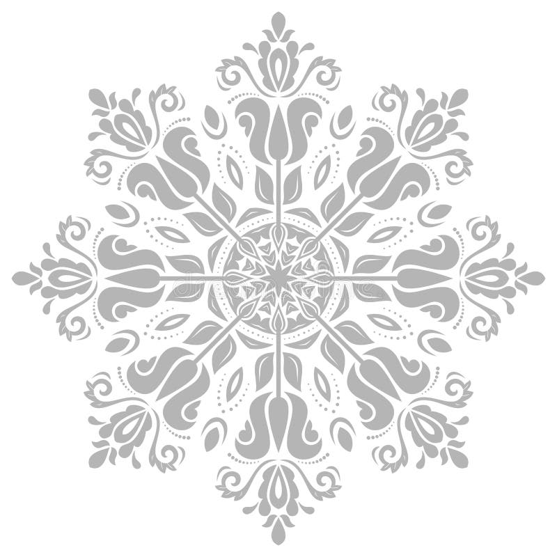 Damast-Orient-Muster stock abbildung. Illustration von element - 58375857