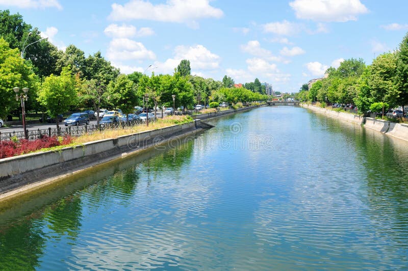 Dambovita River from Bucharest Stock Image - Image of beautiful, water ...