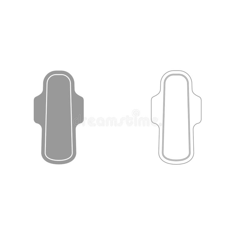 Damenbinde ist es Ikone vektor abbildung. Illustration von mädchen ...