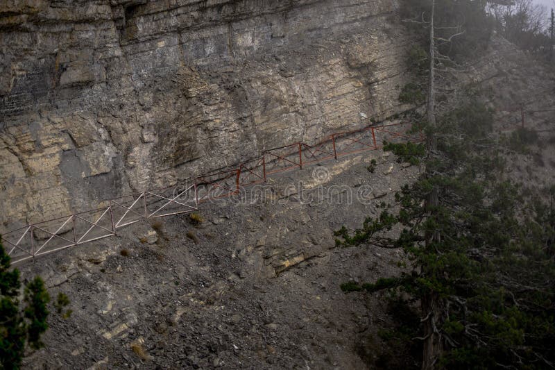 Damn path stock image. Image of climb, cliff, sightseeing - 64457621