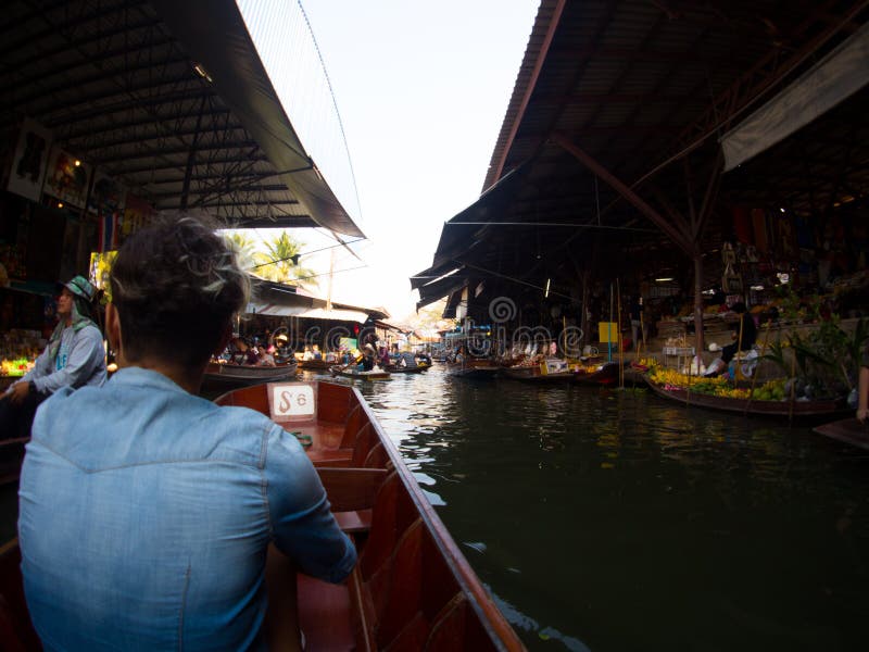 Damnoen Saduak Floating Market Editorial Photo - Image of food ...