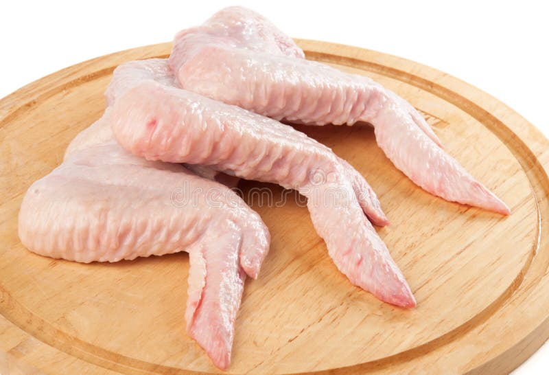 Damp hen wings. stock image. Image of three, wing, damp - 24547831