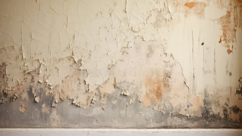 Damp water damage wall stock illustration. Illustration of repair ...