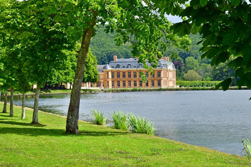 Dampierre France - July 10 2024 : the Castle Editorial Stock Photo ...