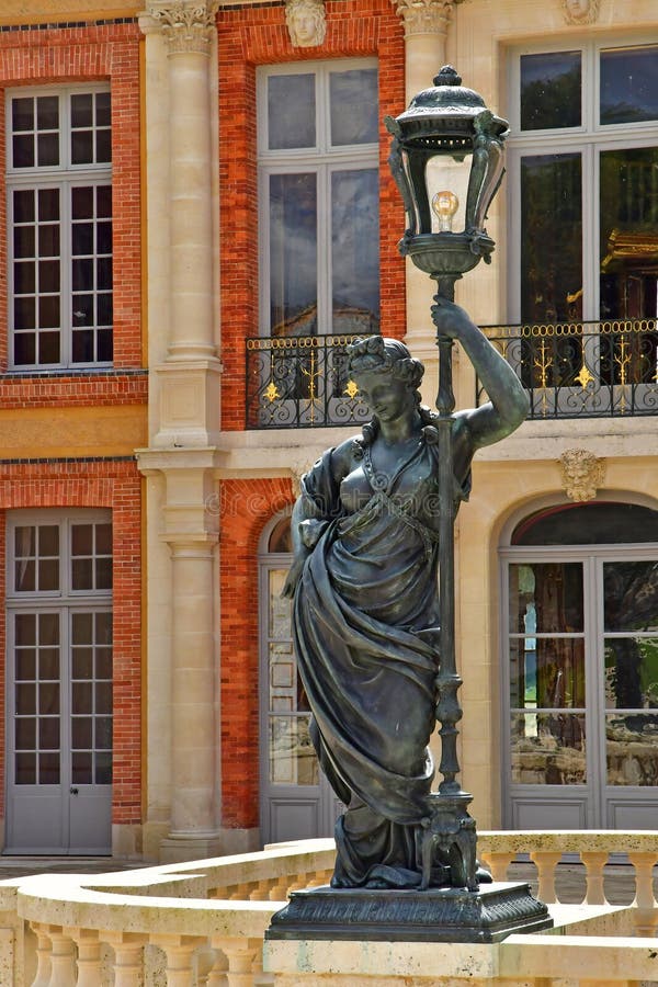 Dampierre France - July 10 2024 : the Castle Stock Image - Image of ...