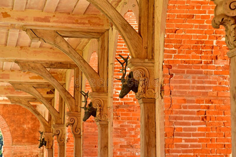 Dampierre France - July 10 2024 : the Castle Stock Image - Image of ...