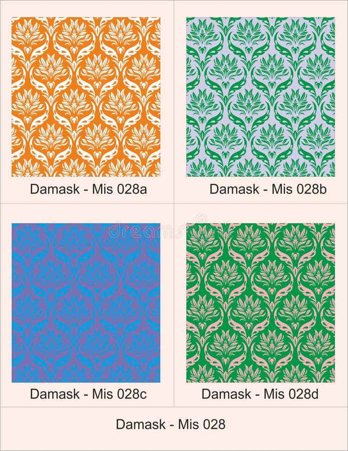 Dampontwerpvector cdr vector illustratie. Illustration of damast ...