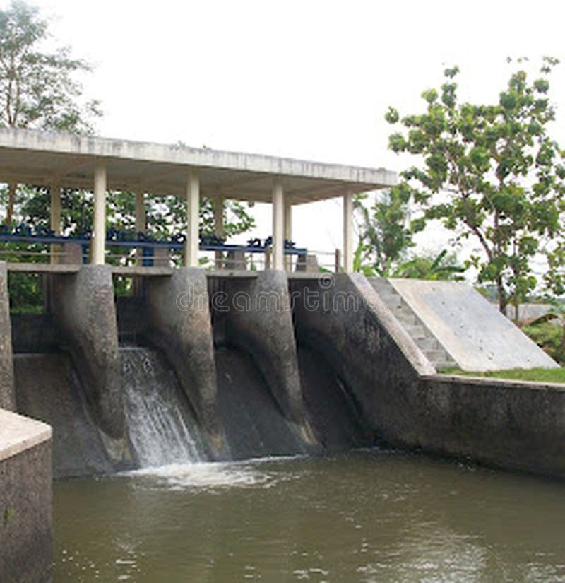 Dams are the Main Buildings in Technical Irrigation Systems Stock Image ...