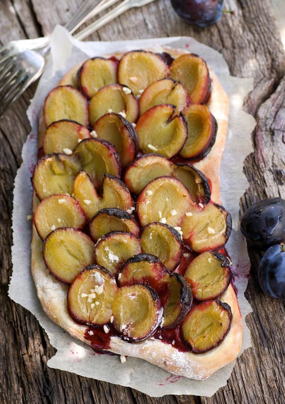 Damson cake stock photo. Image of plums, market, living - 26104406
