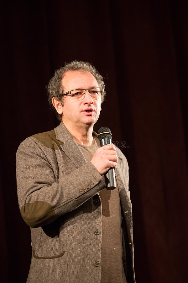 Dan Puric giving a speech editorial stock image. Image of romanian ...