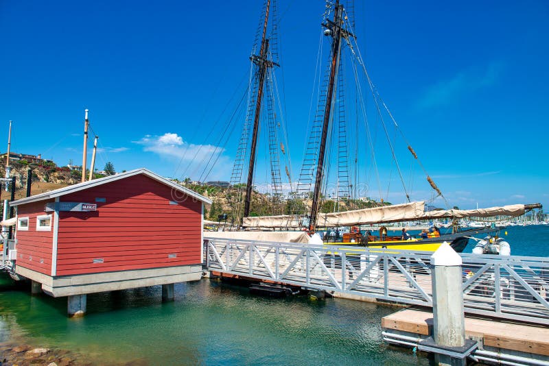 DANA POINT, CA - JULY 31, 2017: View on Dana Point Port, California ...