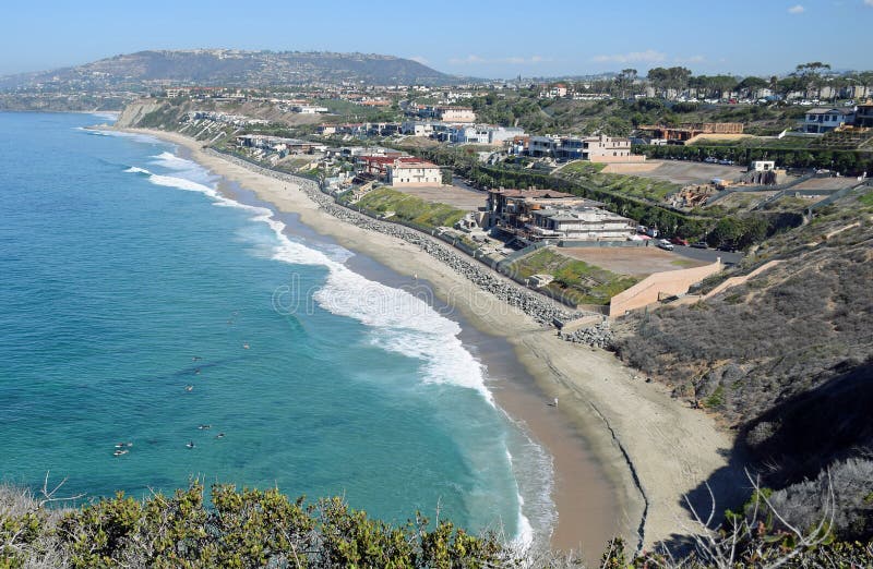 Dana Strand Beach in Dana Point, California Immagine Stock - Immagine ...